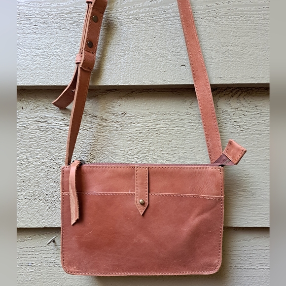 Able | Bags | Able Chaltu Zip Top Crossbody Leather Bag Ethiopia | Poshmark